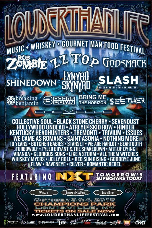 Louder Than Life stage lineups and schedules have been finalized for ...