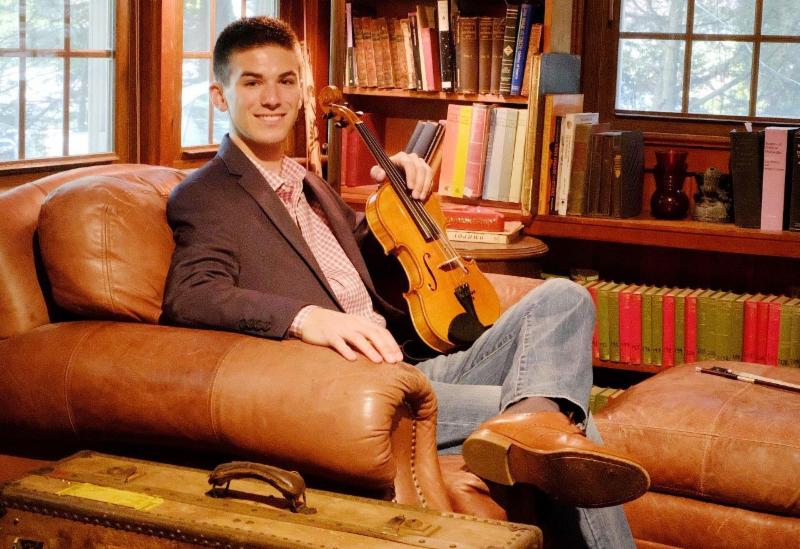 Fiddler Daniel Greeson- new addition to Sideline’s bluegrass band ...