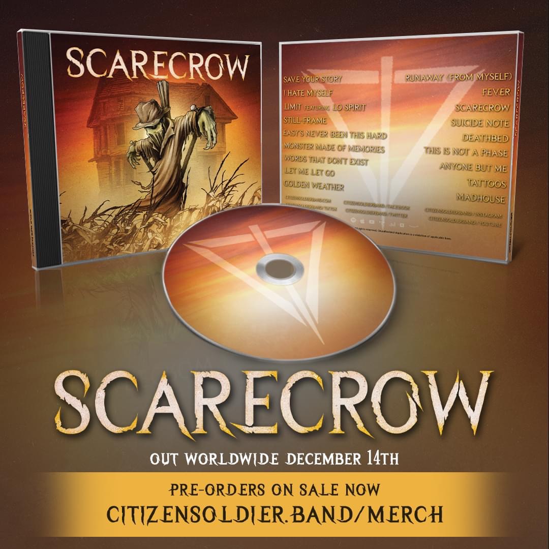 CITIZEN SOLDIER’S Highly Anticipated “Scarecrow” Album Dec 14th – Music ...