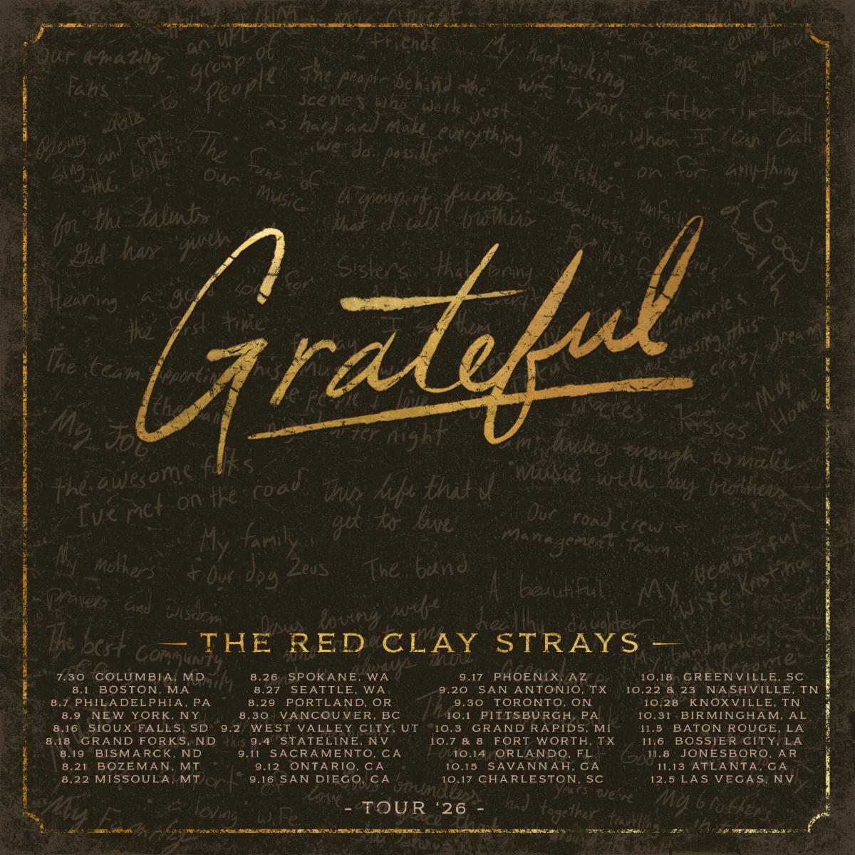 THE RED CLAY STRAYS RELEASE SOUL-STIRRING THIRD STUDIO ALBUM ‘GRATEFUL ...